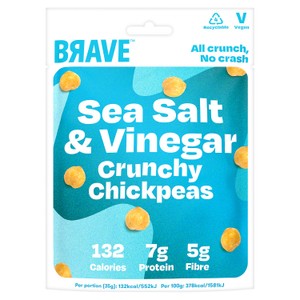BRAVE Roasted Chickpeas Salt & Vinegar - Ocado