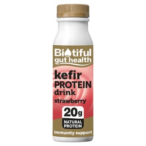 Biotiful Kefir High Protein Drink Strawberry - Ocado