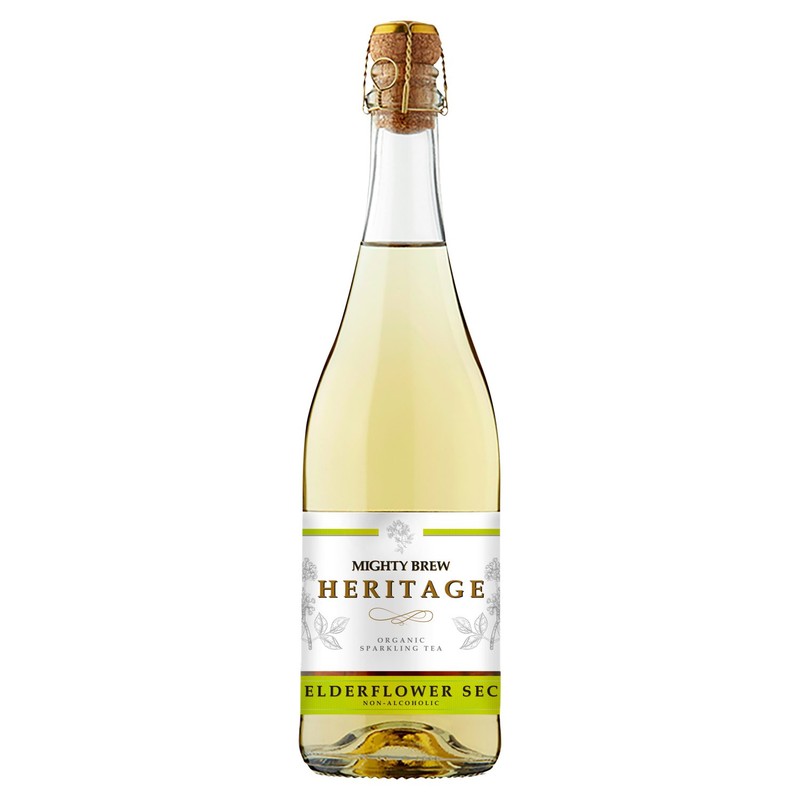 Mighty Brew Heritage Elderflower Sec Organic Kombucha - Ocado