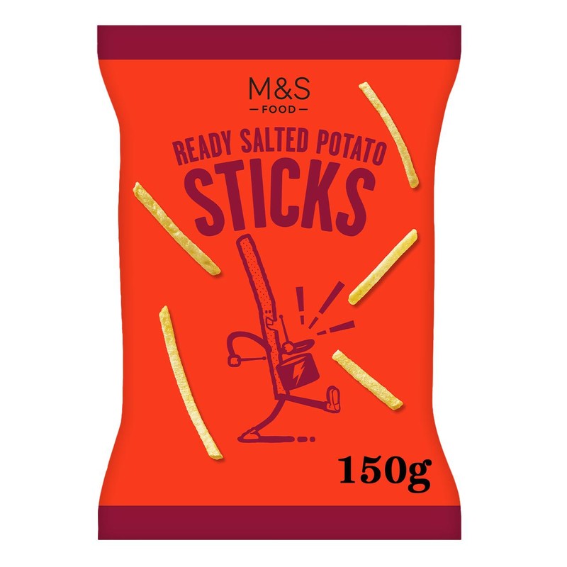 M&S Ready Salted Potato Sticks - Ocado