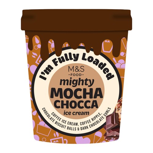 M&S I'm Fully Loaded Mocha Chocca Ice Cream - Ocado