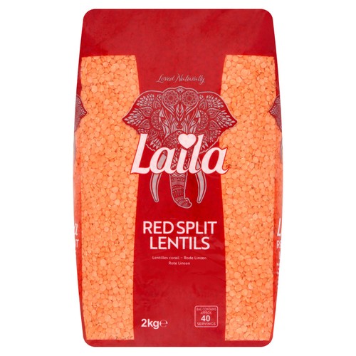 Laila Red Split Lentils - Ocado