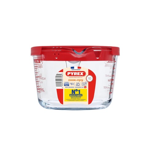 Pyrex Jug with Lid 1L - Ocado