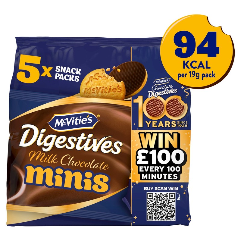 McVitie's Chocolate Digestive Mini Biscuits Multipack - Ocado