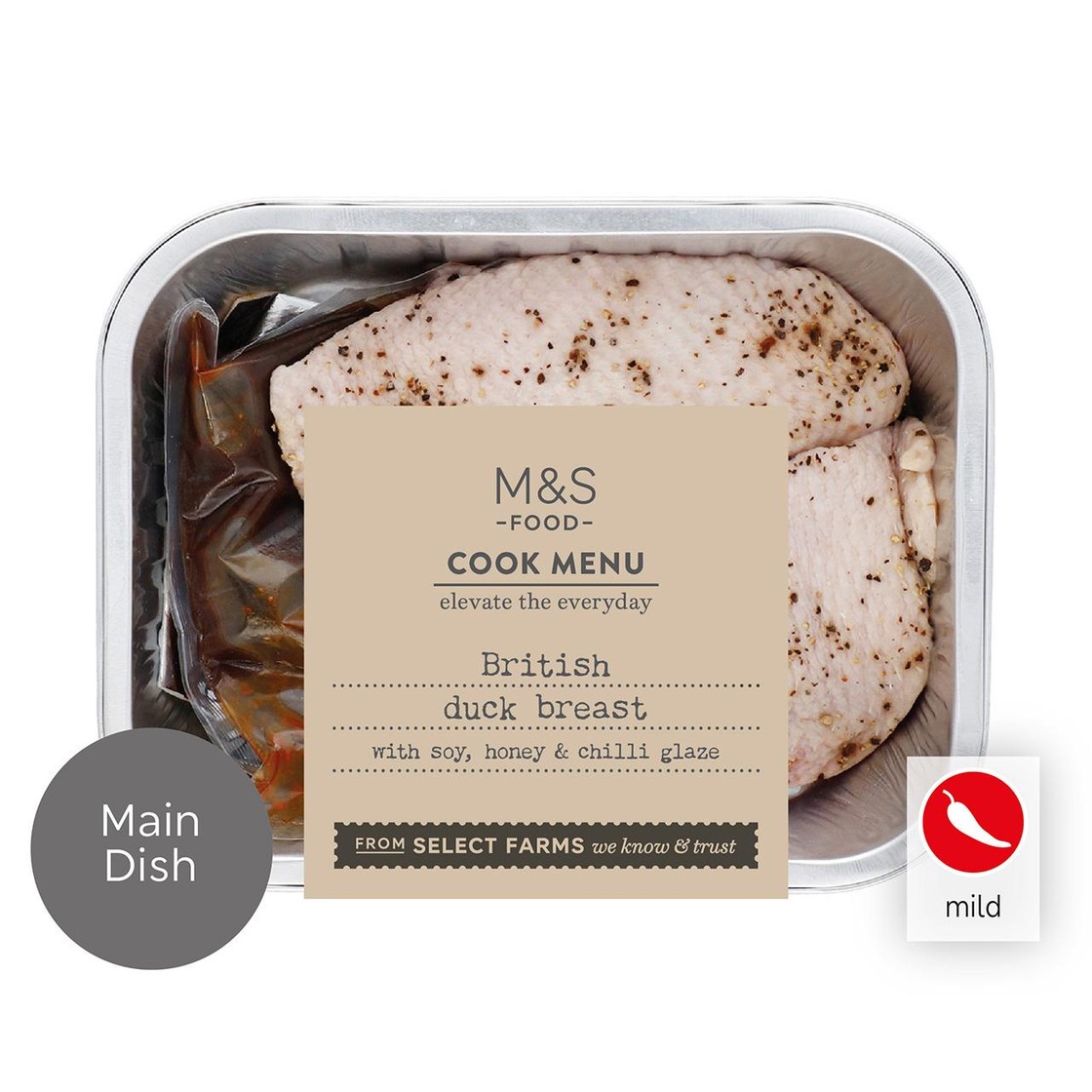 M&S Cook Menu 2 Duck Breasts with Soy & Chilli Glaze - Ocado