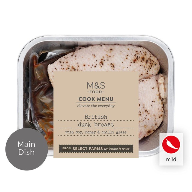 M&S Cook Menu 2 Duck Breasts with Soy & Chilli Glaze - Ocado