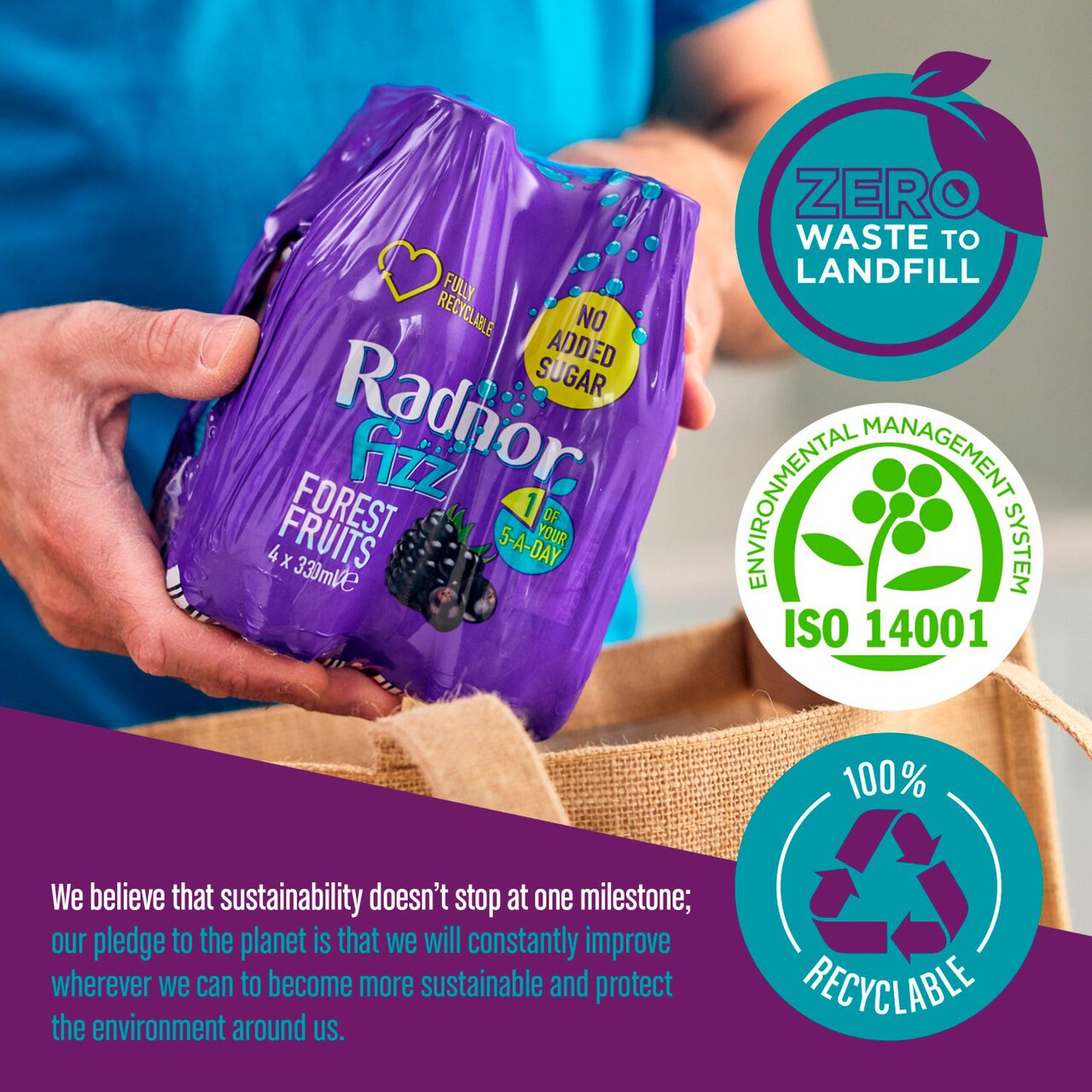 Radnor Fizz Forest Fruits - Ocado