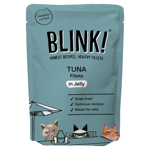 Blink Flaked Tuna Fillets Wet Cat Food Pouch - Ocado