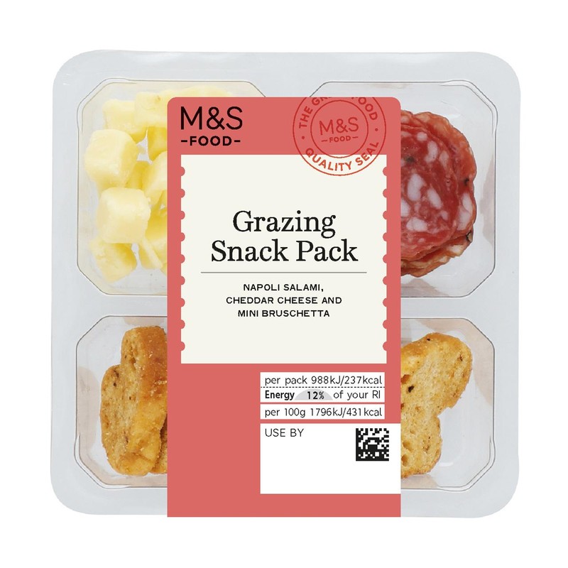 M&S Grazing Snack Pack - Ocado
