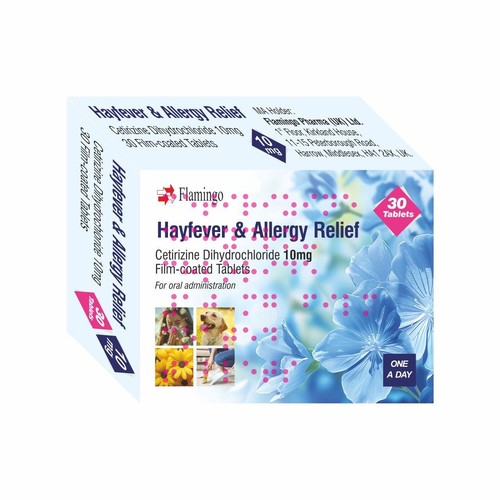 Flamingo Cetirizine Dihydrochloride Hayfever & Allergy Relief - Ocado