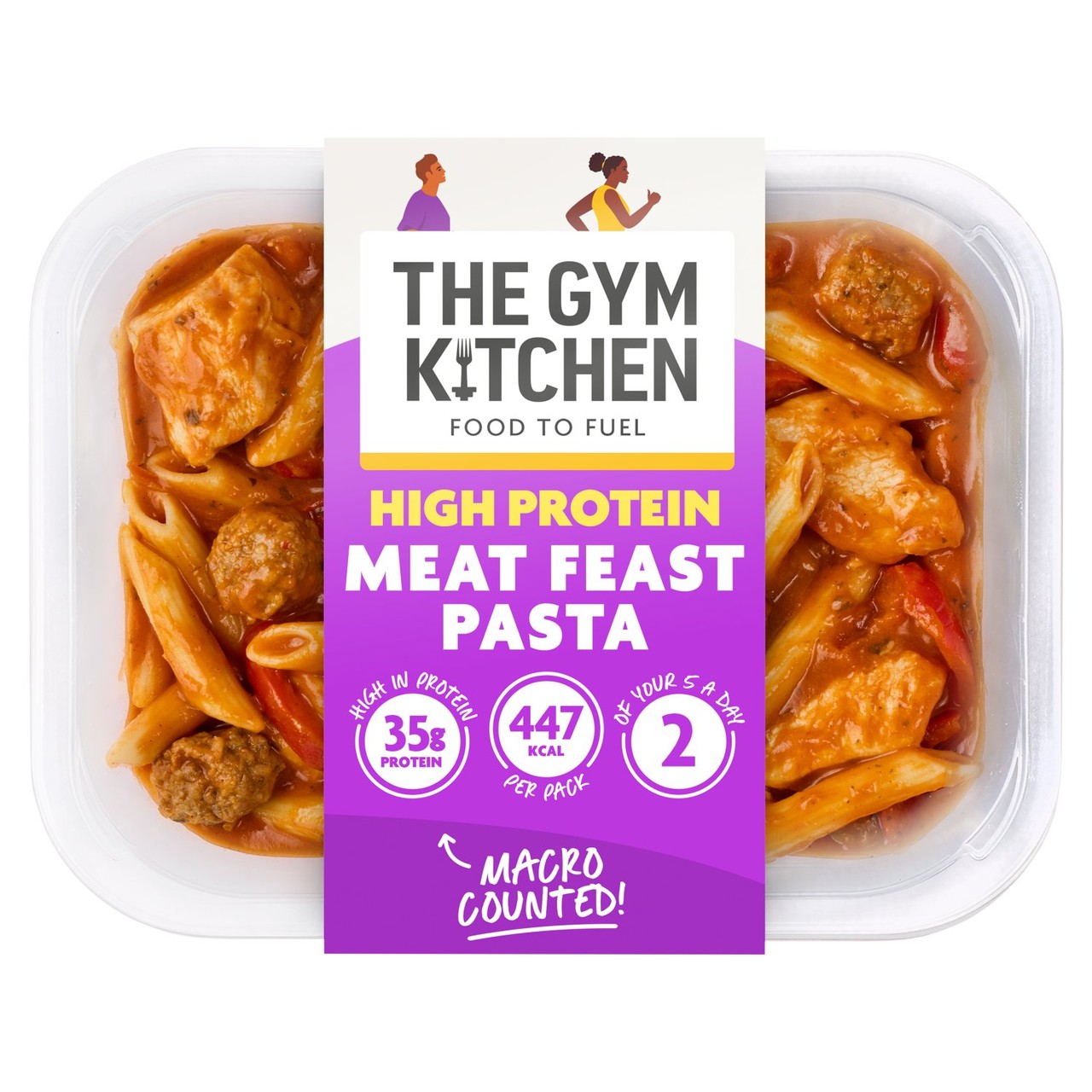 The Gym Kitchen Meat Feast Pasta - Ocado