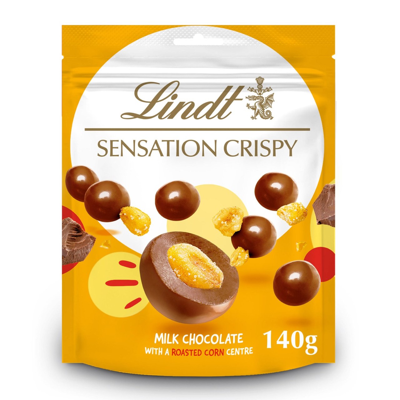 Lindt Sensations Crispy Corn Chocolate Pouch - Ocado