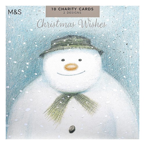 M&S The Snowman Charity Christmas Card Pack - Ocado