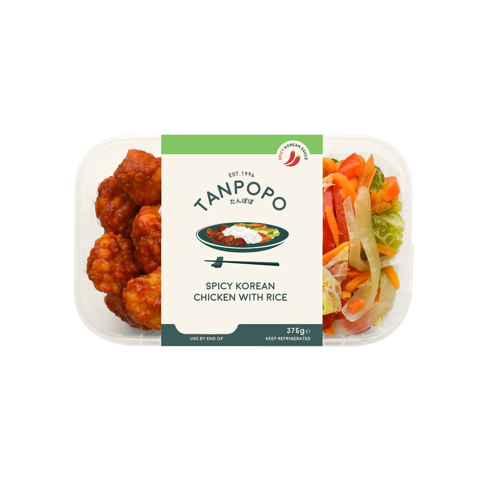 Tanpopo Spicy Korean Chicken with Rice - Ocado