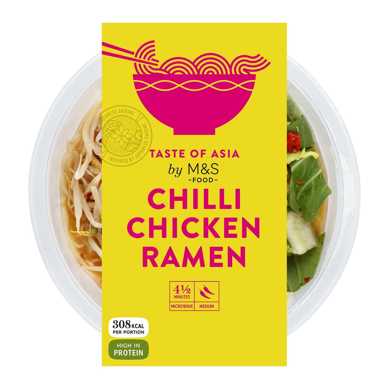 M&S Chilli Chicken Ramen Bowl - Taste of Asia - Ocado