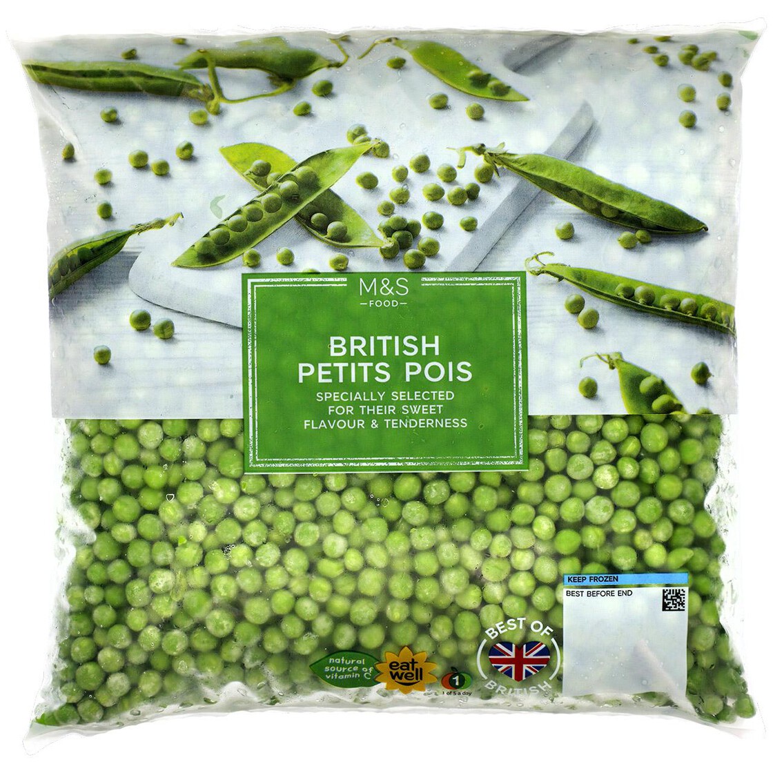 M&S British Petits Pois Frozen - Ocado