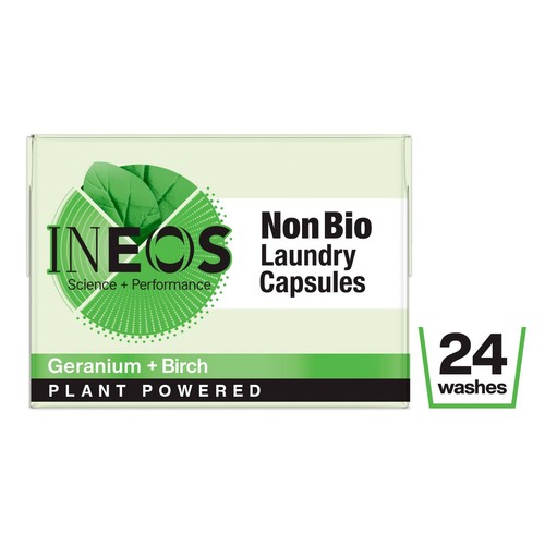 INEOS Non Bio Laundry Capsules Geranium + Birch 24 Washes - Ocado