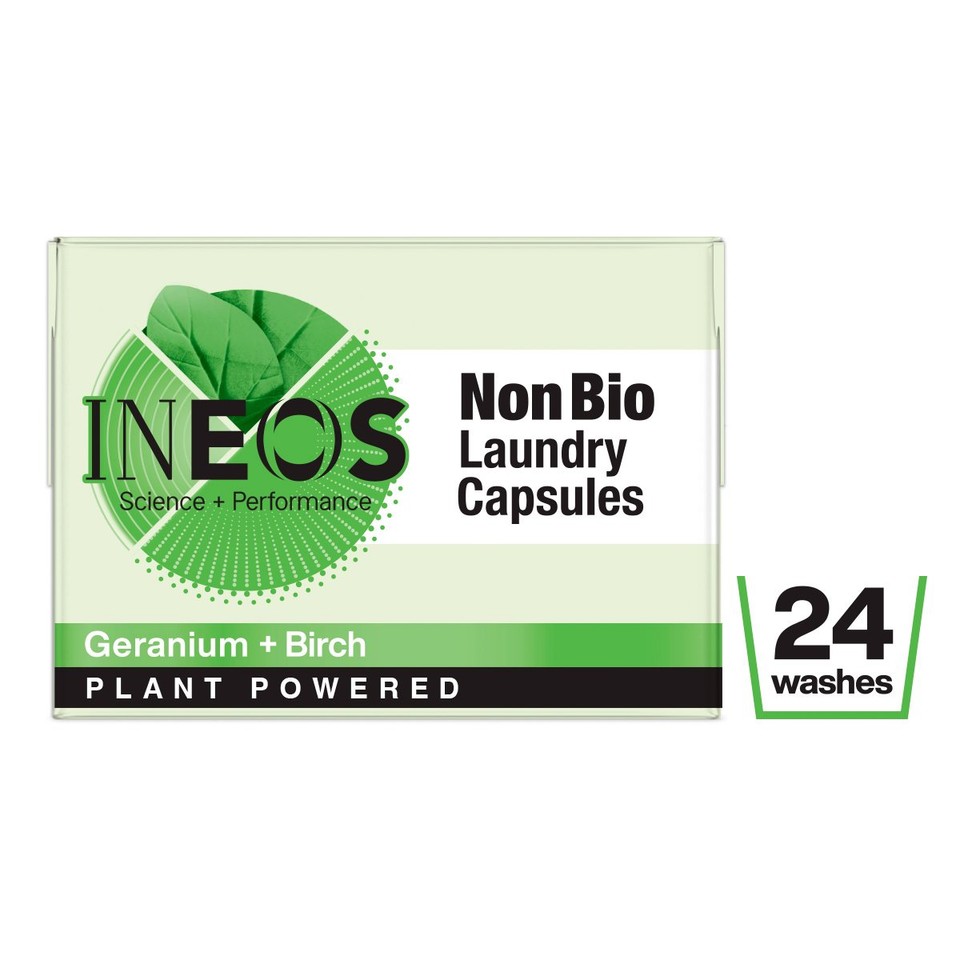 INEOS Non Bio Laundry Capsules Geranium + Birch 24 Washes - Ocado