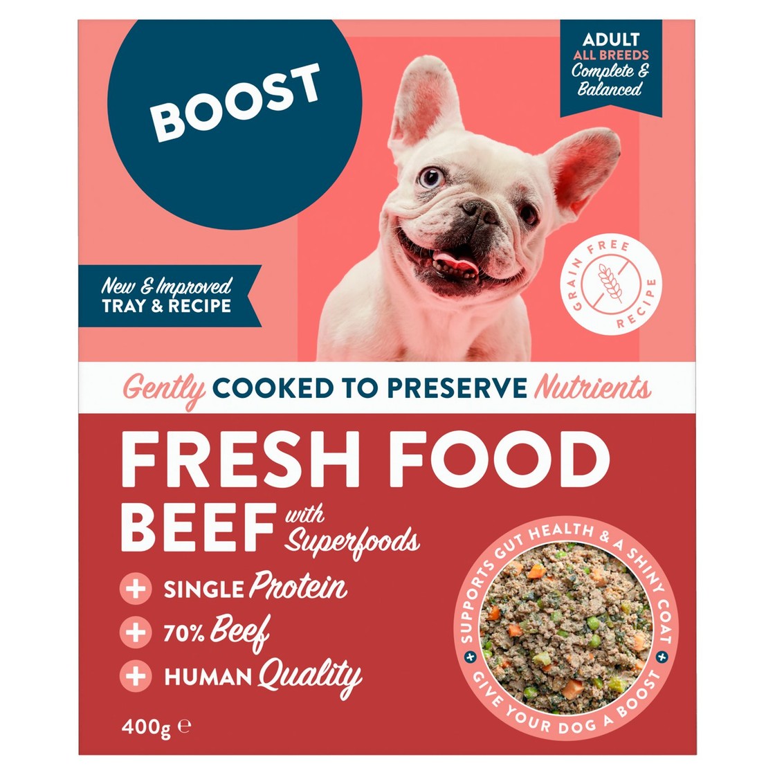 BOOST Pet Beef with Superfoods Meal for Dogs - Ocado