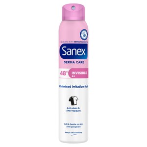 Sanex Derma Care+ Invisible 48-Hour Antiperspirant Spray Deodorant - Ocado