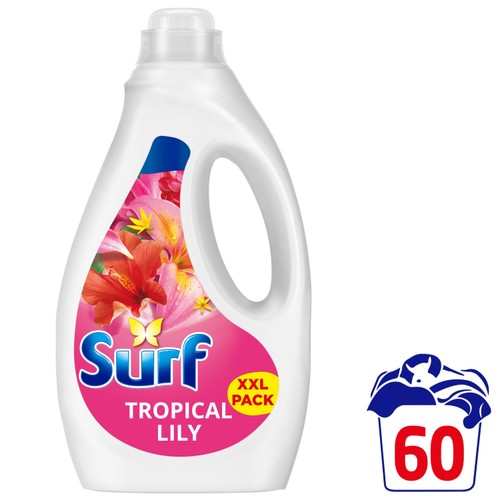 Surf Tropical Lily Liquid Laundry Washing Detergent 60 Washes - Ocado