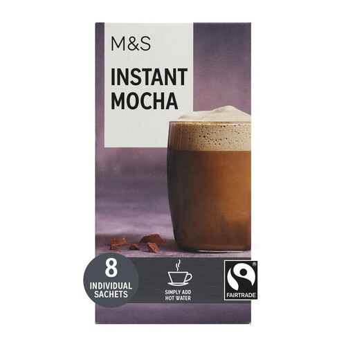 M&S 8 Instant Mocha Sachets - Ocado