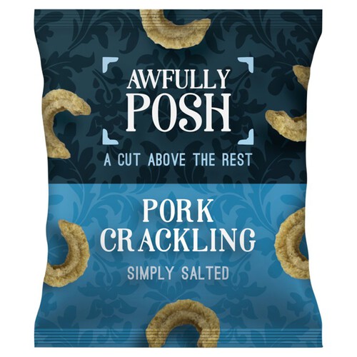 Awfully Posh Sea Salt Pork Crackling - Ocado