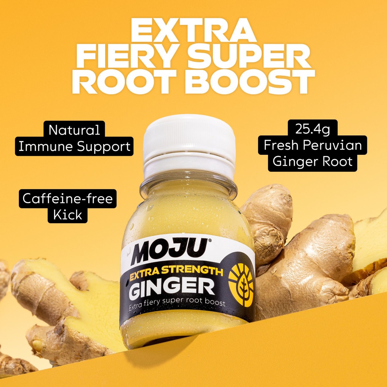 MOJU Extra Strength Ginger Shot 60ml - Ocado