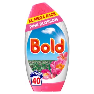 Bold 2In1 Washing Liquid Gel Pink Blossom 40 Washes - Ocado