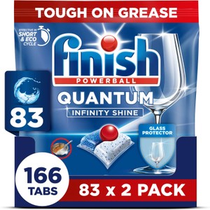 Finish Quantum Infinity Shine Dishwasher Tablets Regular (2x83) - Ocado