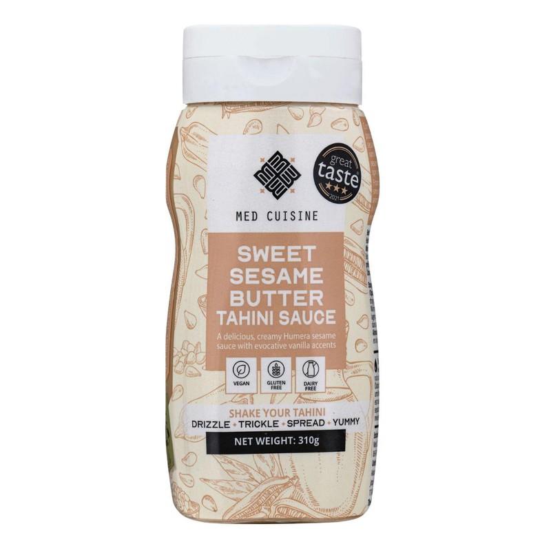 Med Cuisine Sweet Sesame Butter Tahini Sauce - Ocado
