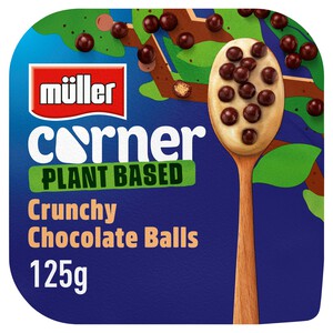 Muller Corner Plant Based Vanilla & Chocolate Balls Yogurt - Ocado
