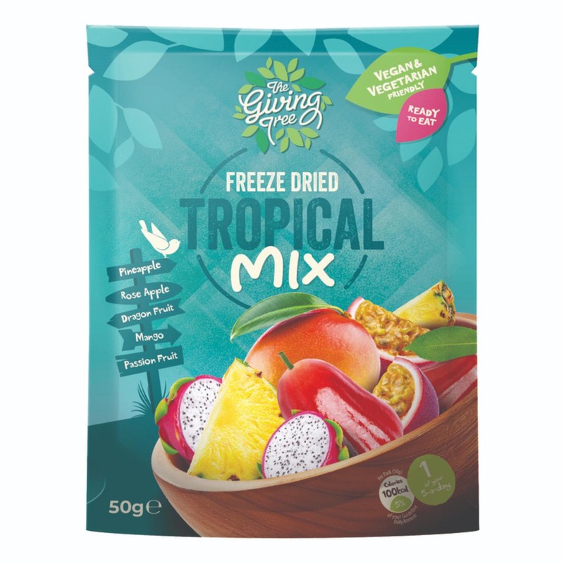 Giving Tree Freeze Dried Tropical Mix Fruit - Ocado