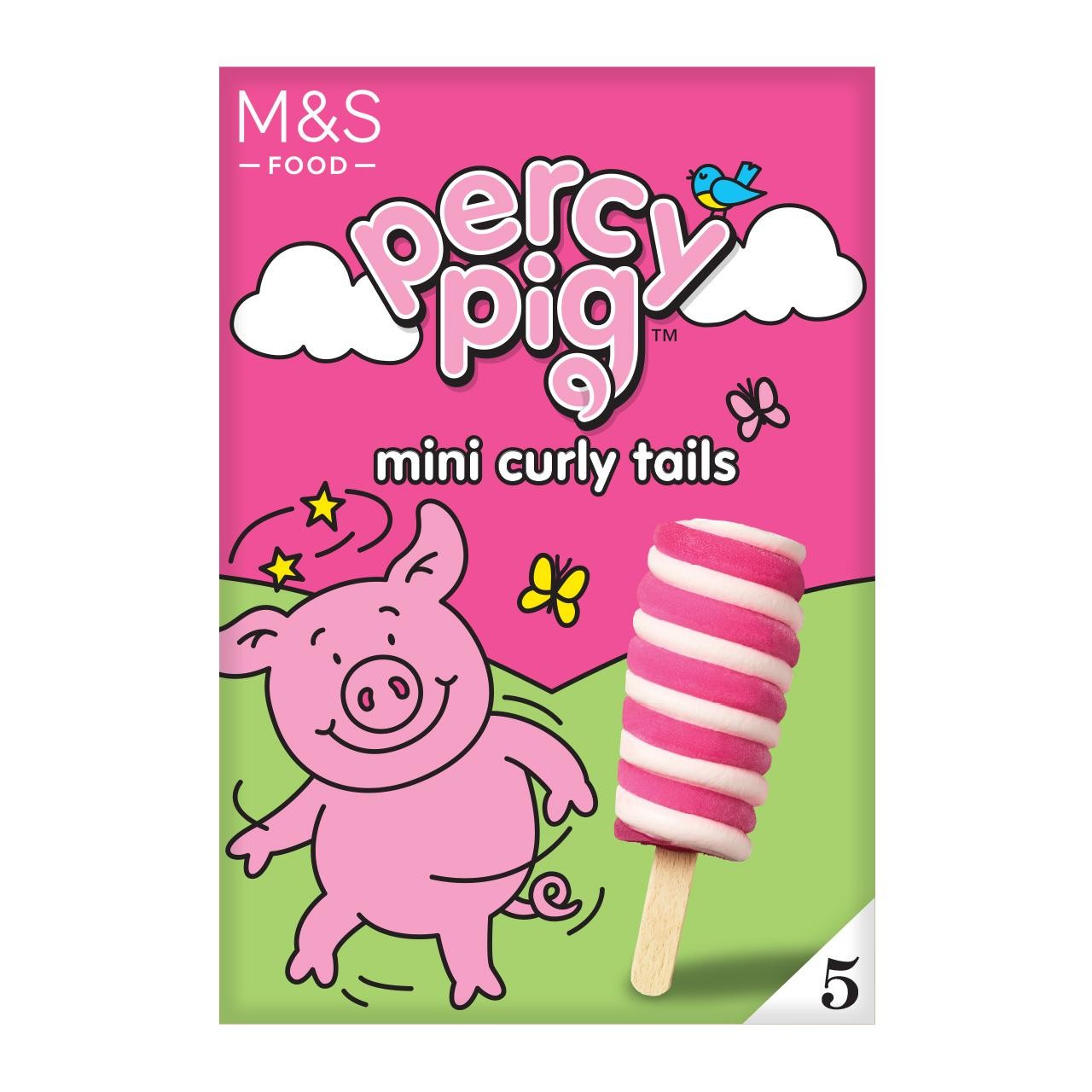 M&S Mini Percy Pig Curly Tails - Ocado