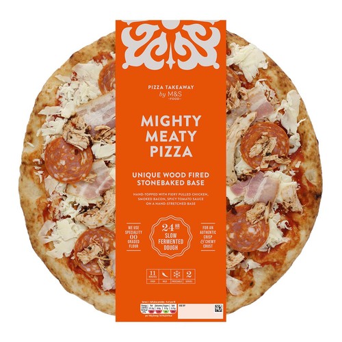 M&S Mighty Meaty Woodfired & Stonebaked Pizza - Ocado