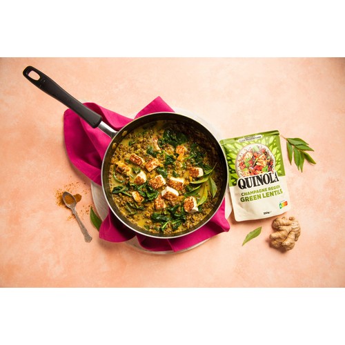 Quinola Ready to Eat Champagne Region Green Lentils - Ocado