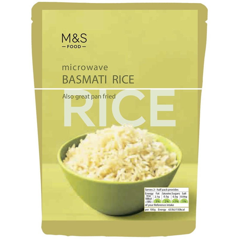 M&S Microwave Basmati Rice - Ocado