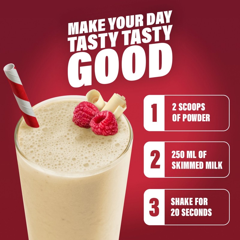 SlimFast Raspberry & White Chocolate Powder Tin - Ocado