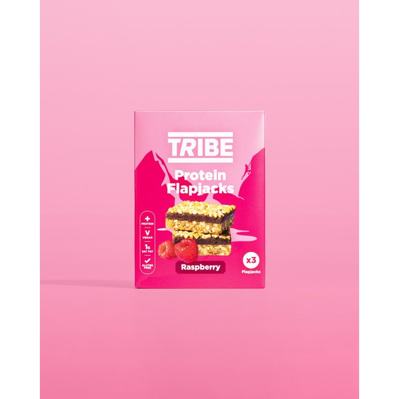 TRIBE Protein Flapjack - Raspberry - Ocado