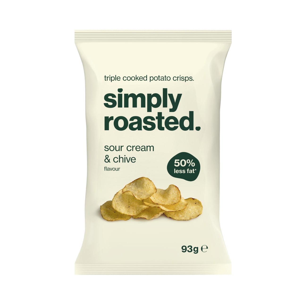 Simply Roasted Sour Cream & Chive Crisps - Ocado
