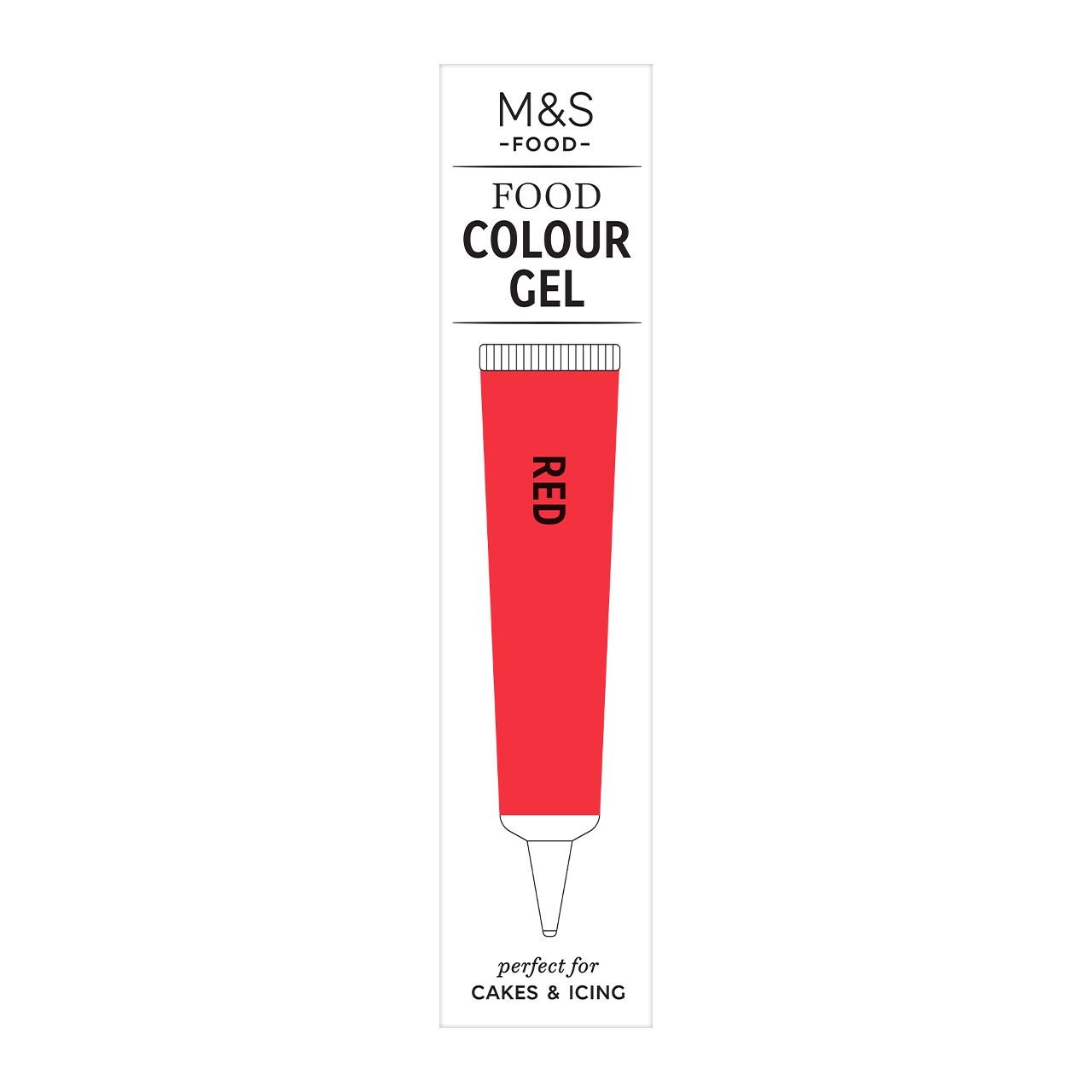 M&S Red Food Colouring Gel - Ocado