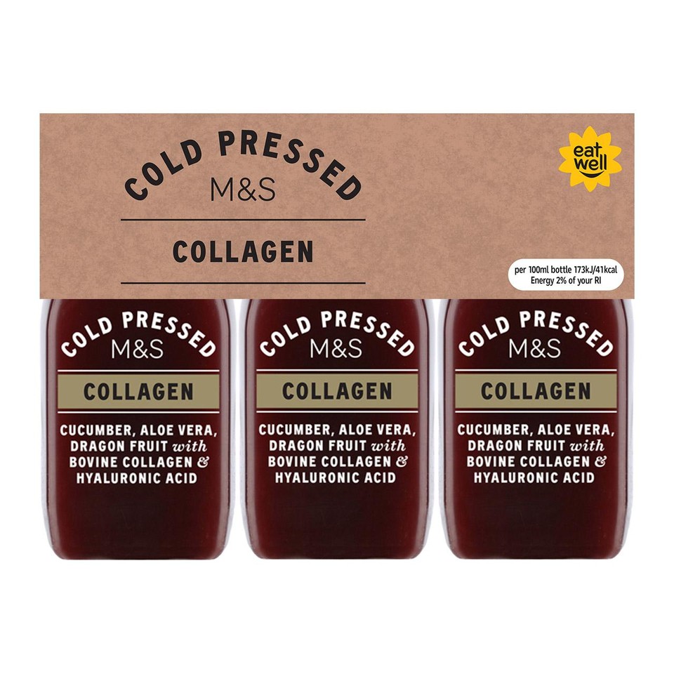 M&S Cold Pressed Collagen Shot Multipack - Ocado