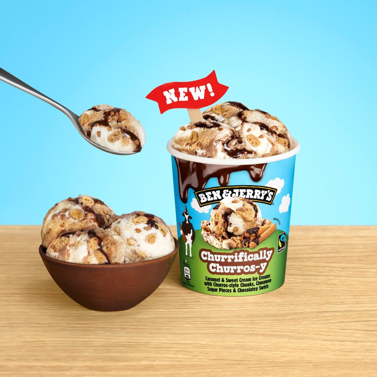 Ben & Jerry's Churrifically Churros-y Ice Cream Tub - Ocado