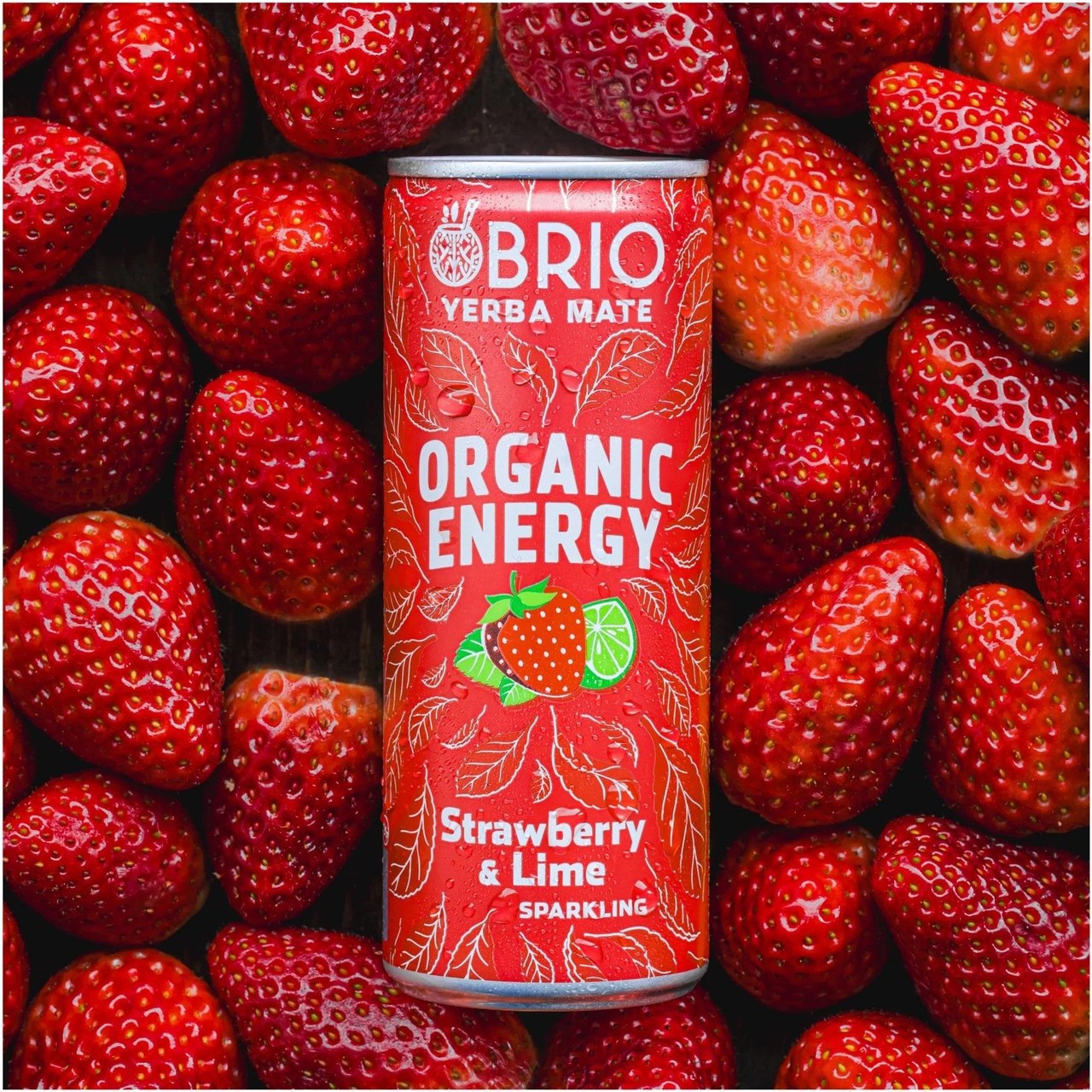 Brio Natural Organic Energy Drink Strawberry - Ocado