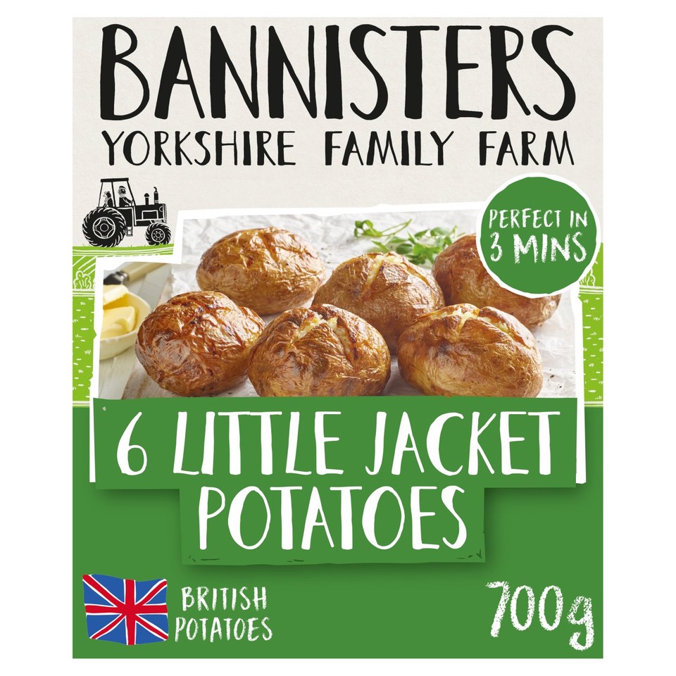 Bannisters Farm 6 Little Jacket Potatoes - Ocado