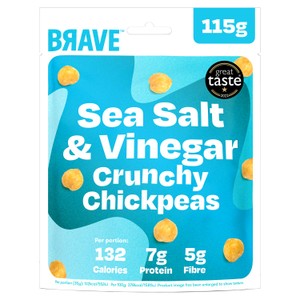 BRAVE Roasted Chickpeas Salt & Vinegar Sharing - Ocado