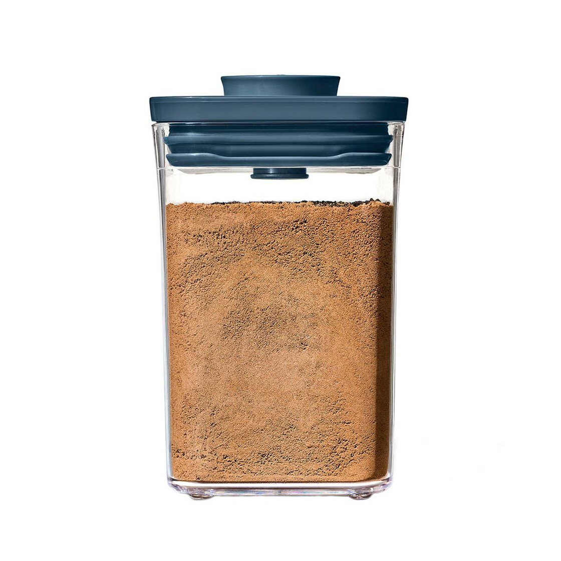 OXO POP Storage Container Rectangle 1.6L, 3 Piece Set, Storm Blue - Ocado