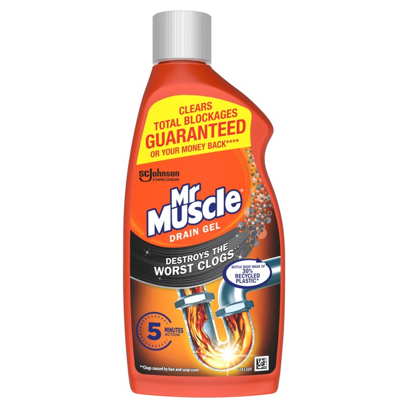 Mr Muscle Power Gel Drain Unblocker - Ocado