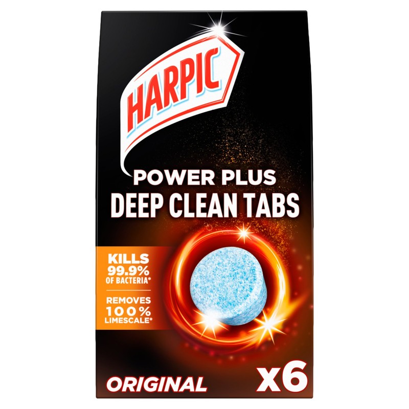 Harpic Power Plus Deep Clean Tabs Toilet Cleaner Original - Ocado