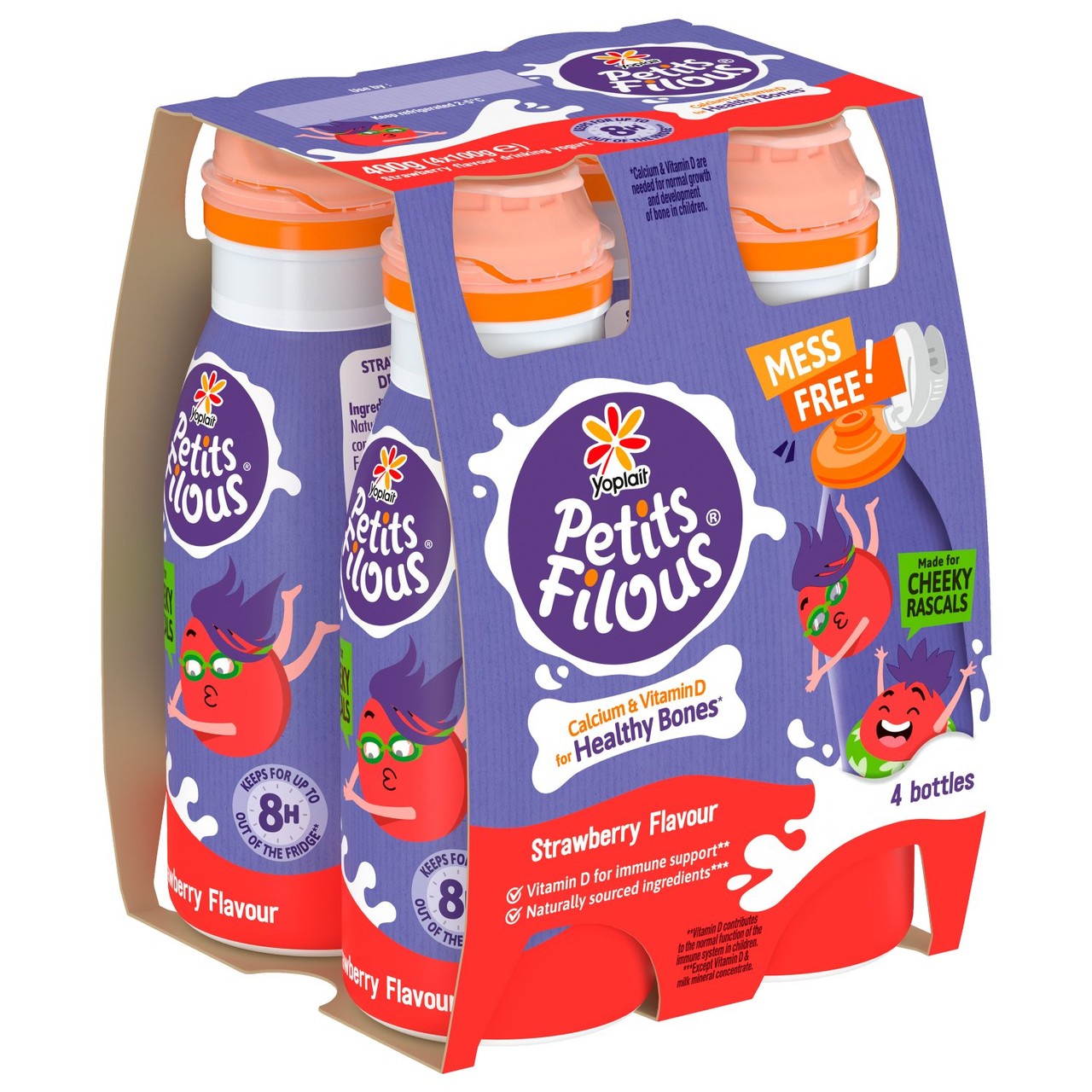Petits Filous Kids Strawberry Yoghurt Drink - Ocado